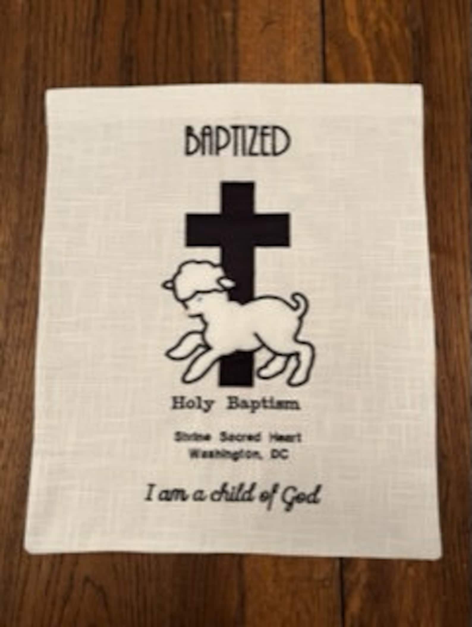 BAPTISM BANNER Custom Made ... Lots of Possibilities - Etsy