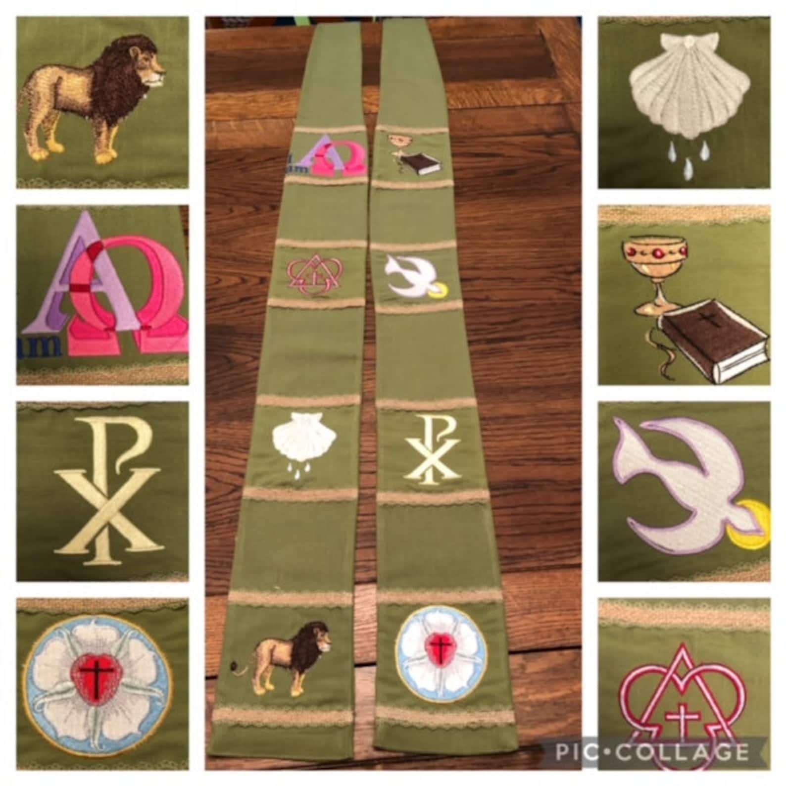 Custom Designed Stole for Priests or Pastors...we Work With You to Make ...