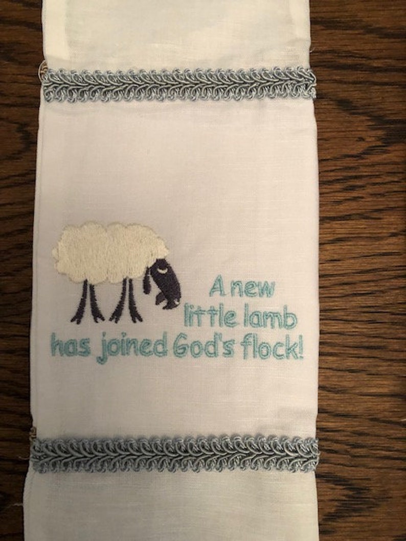 BAPTISM STOLE ...custom Designed Stole for Priests or - Etsy