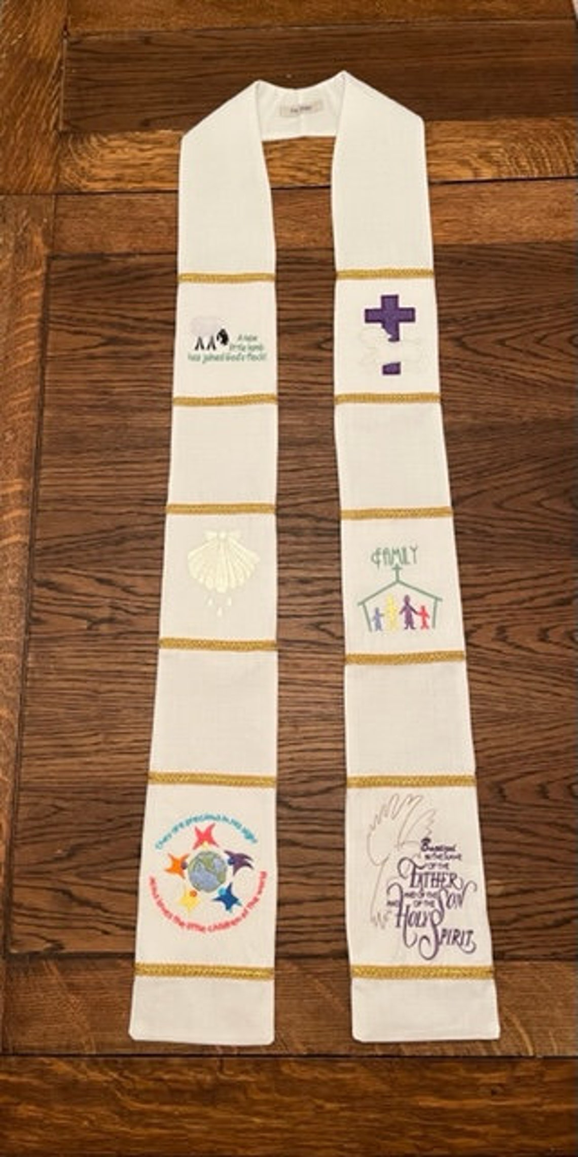 BAPTISM STOLE ...custom Designed Stole for Priests or - Etsy