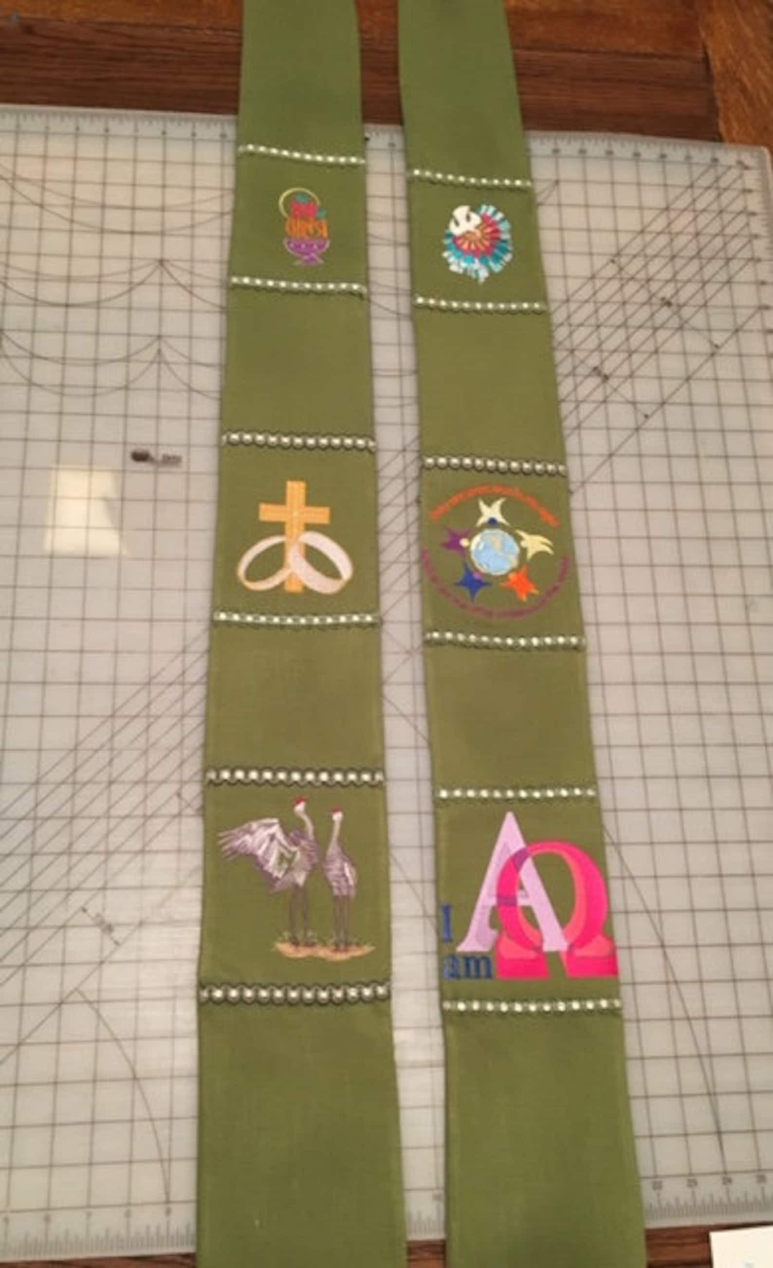 Custom Designed Stole for Priests or Pastors...we Work With You to Make ...