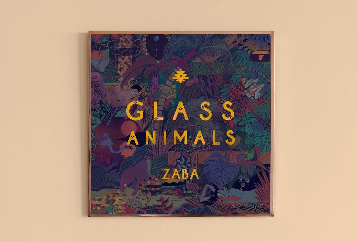 Glass Animals Zaba Music album cover celebrity art canvas | Etsy