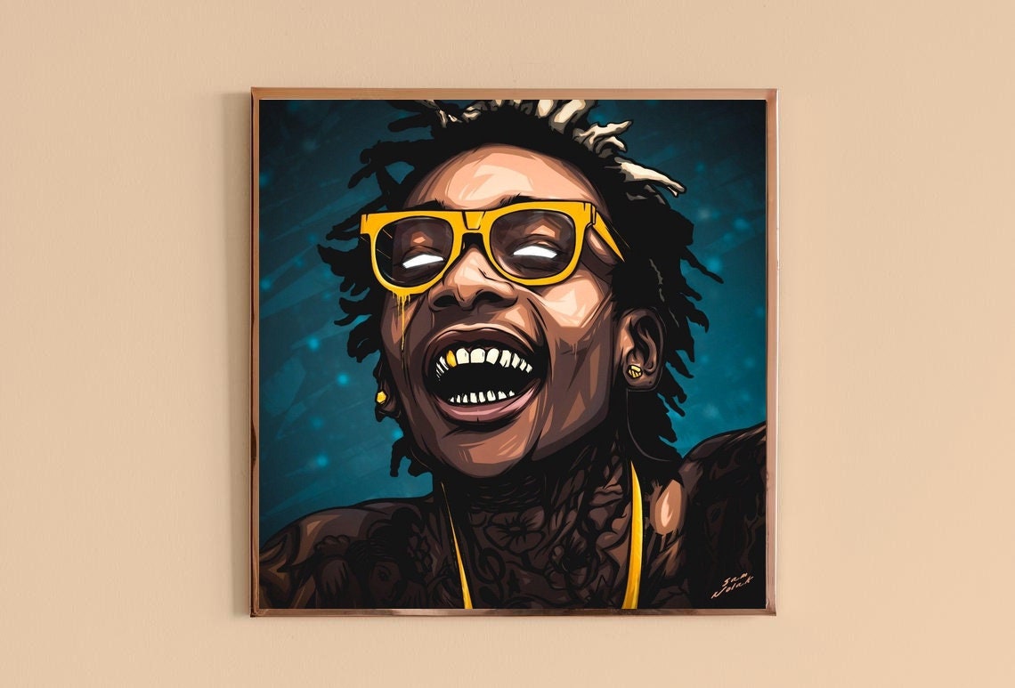 Wiz khalifa poster wall poster room decor art wall decor movie | Etsy