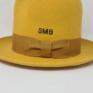 Personalize Your Tall Bowler Hat With Name or Initials, Branding Iron ...