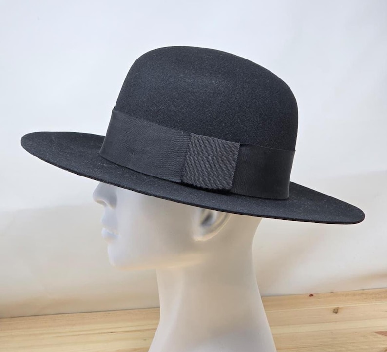 Wool Bolero Hat: Wide Brim, Custom Branding Iron, Executive Gift - Etsy