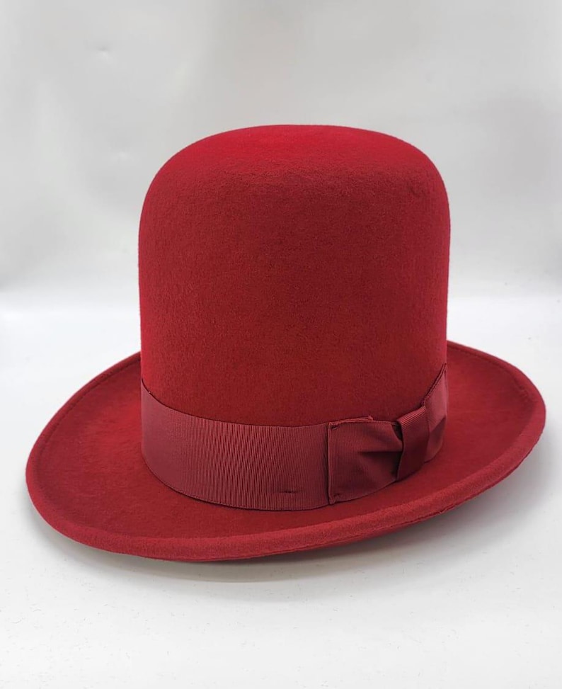 Oversized Tall Wool Bowler Hat: Erykah Badu Inspired, 20cm Crown - Etsy