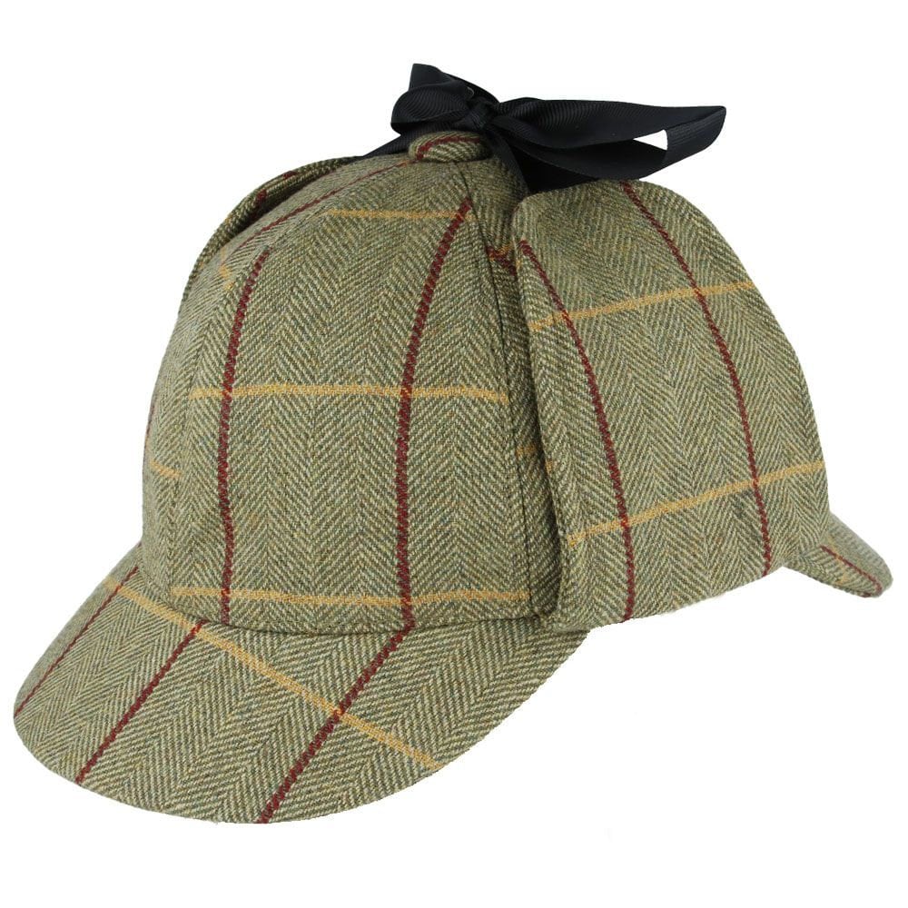 Deerstalker Hats-Wool Check Tweed Sherlock Holmes Hat | Etsy