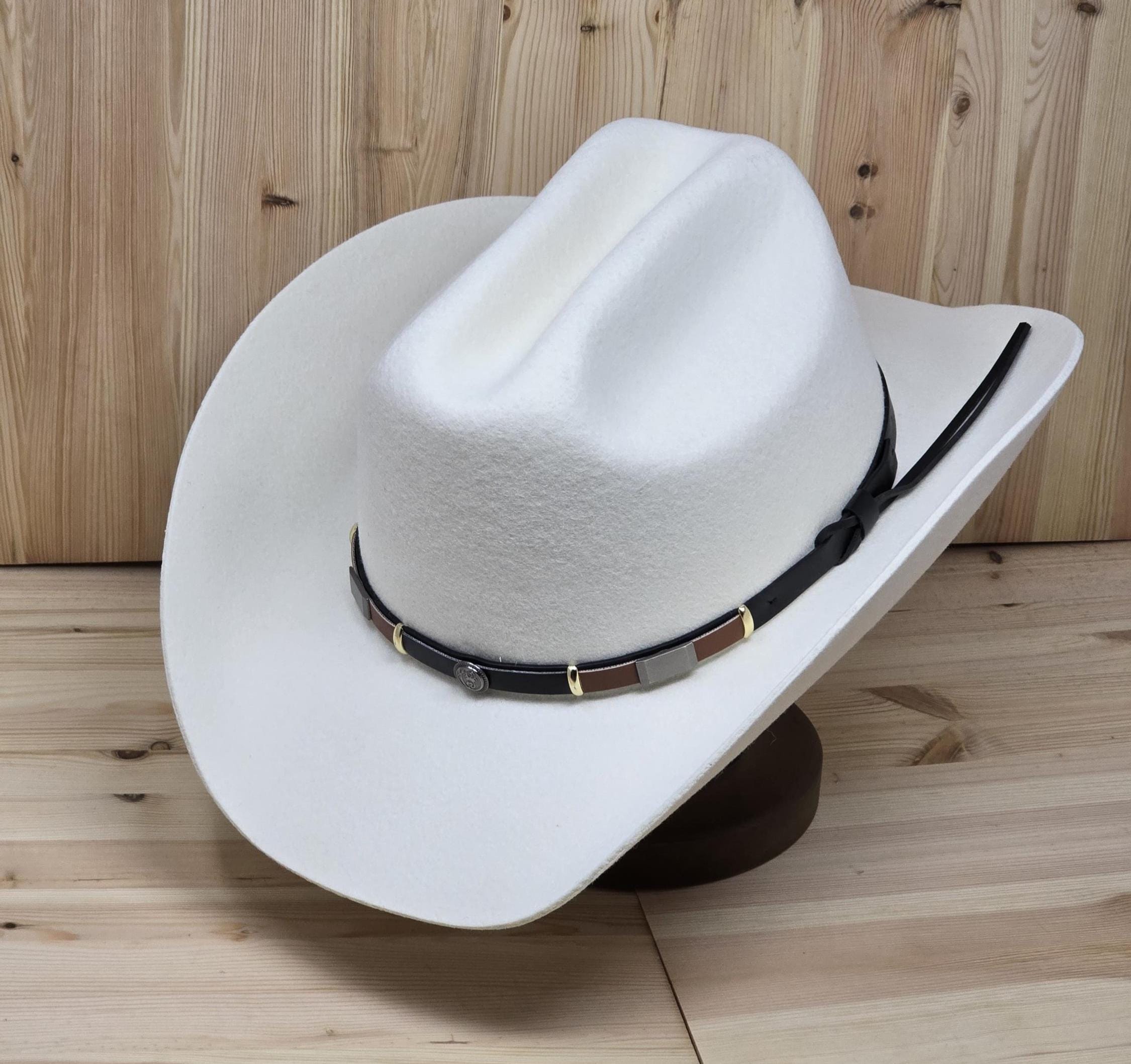 Customizable Cattleman Wool Cowboy Hat: Wide Brim Western Style - Etsy