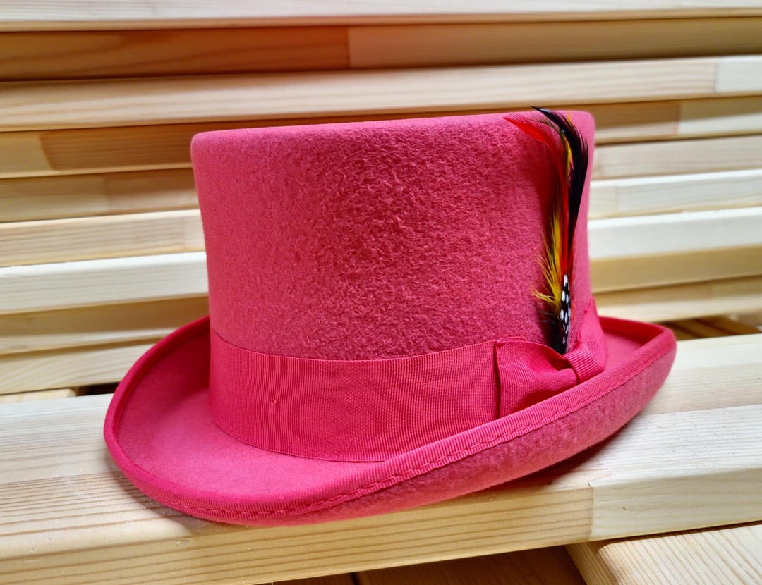 Customize Your Wool Felt Top Hat: Luxurious Handcrafted Personalize It ...