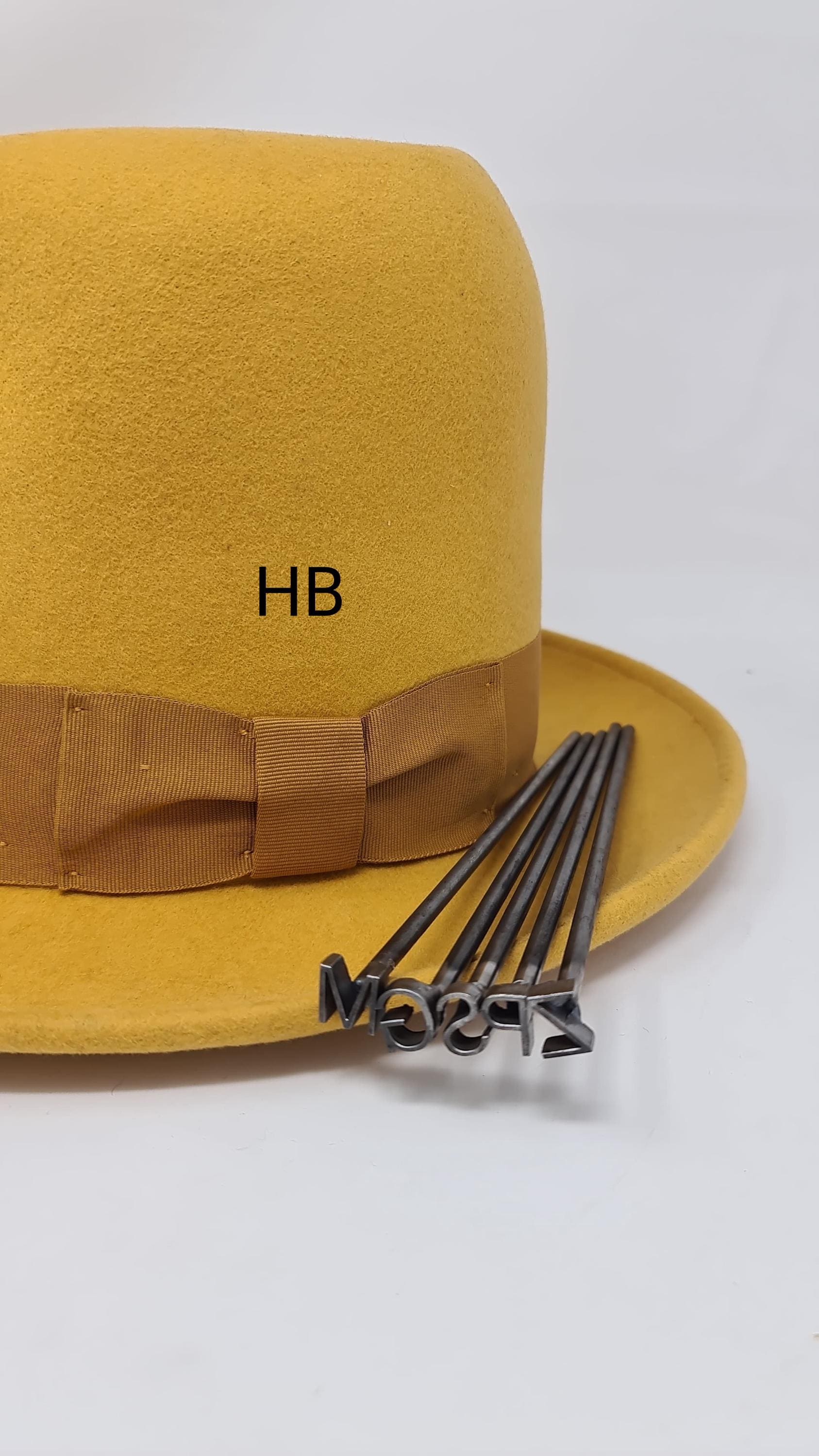 Oversized Wool Bowler Hat: Tall Crown, Handcrafted, Available in ...