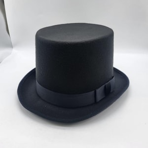 Personalize Your Fancy Dress Top Hat –high Crown Victorian Black ...