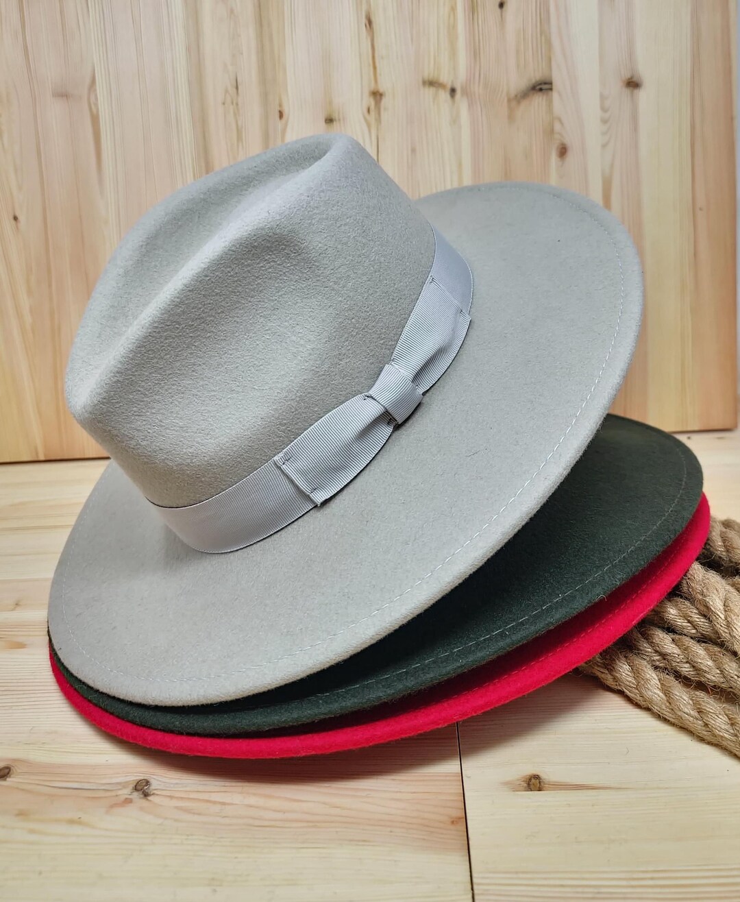 Customize Your Fedora Hatwool Crushable Wool Crushable Fedora Branding Iron Dark Brown Pure Wool ...