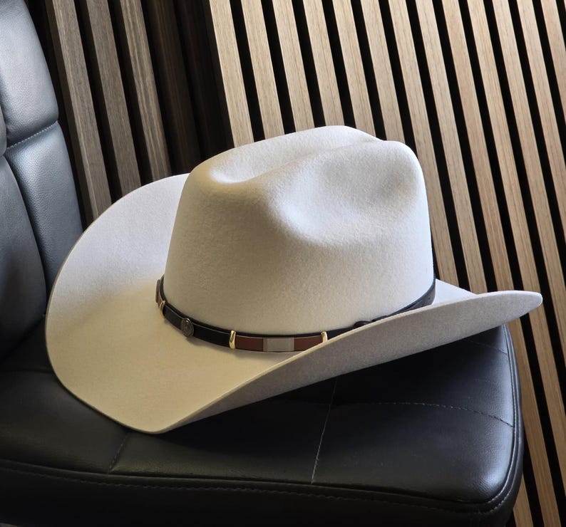 Customizable Wool Cowboy Hat: Wide Brim Western Cattleman Style - Etsy