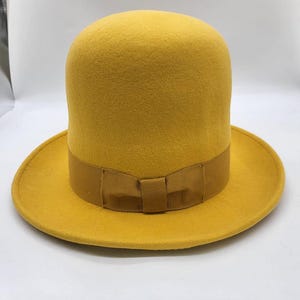Oversized Tall Wool Bowler Hat: Erykah Badu Style, Custom Branding ...