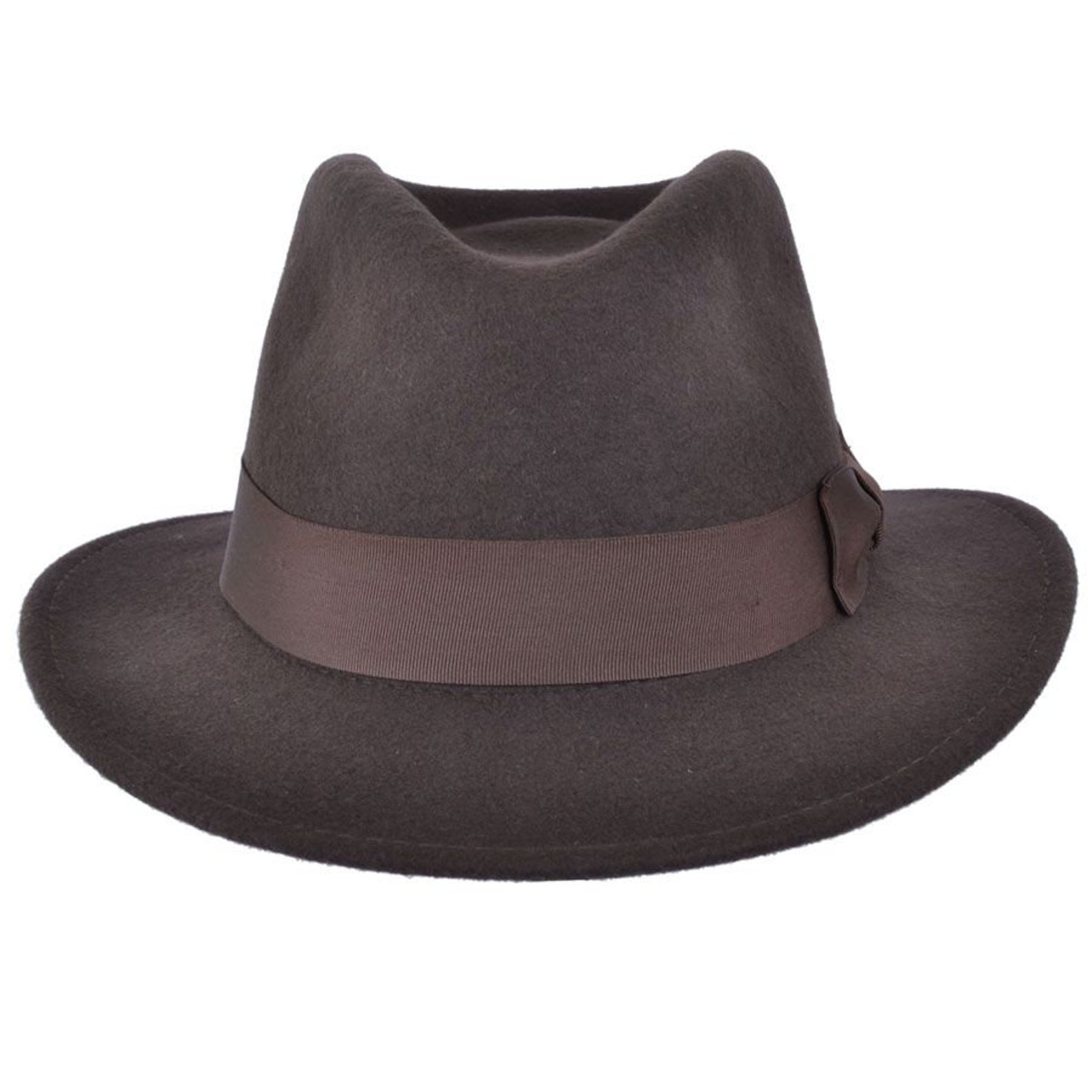 Chapeau Classique Mens Fedora Authentique 1940s Look Dark | Etsy