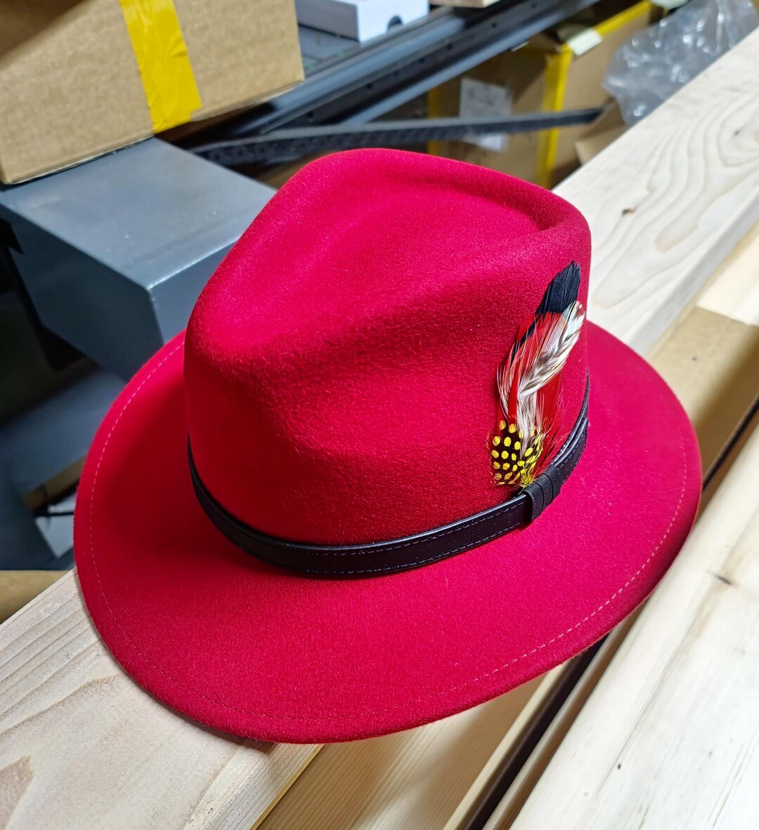 Customize Fedora Your 100% Wool Felt Fedora With Your Classic Shape ...