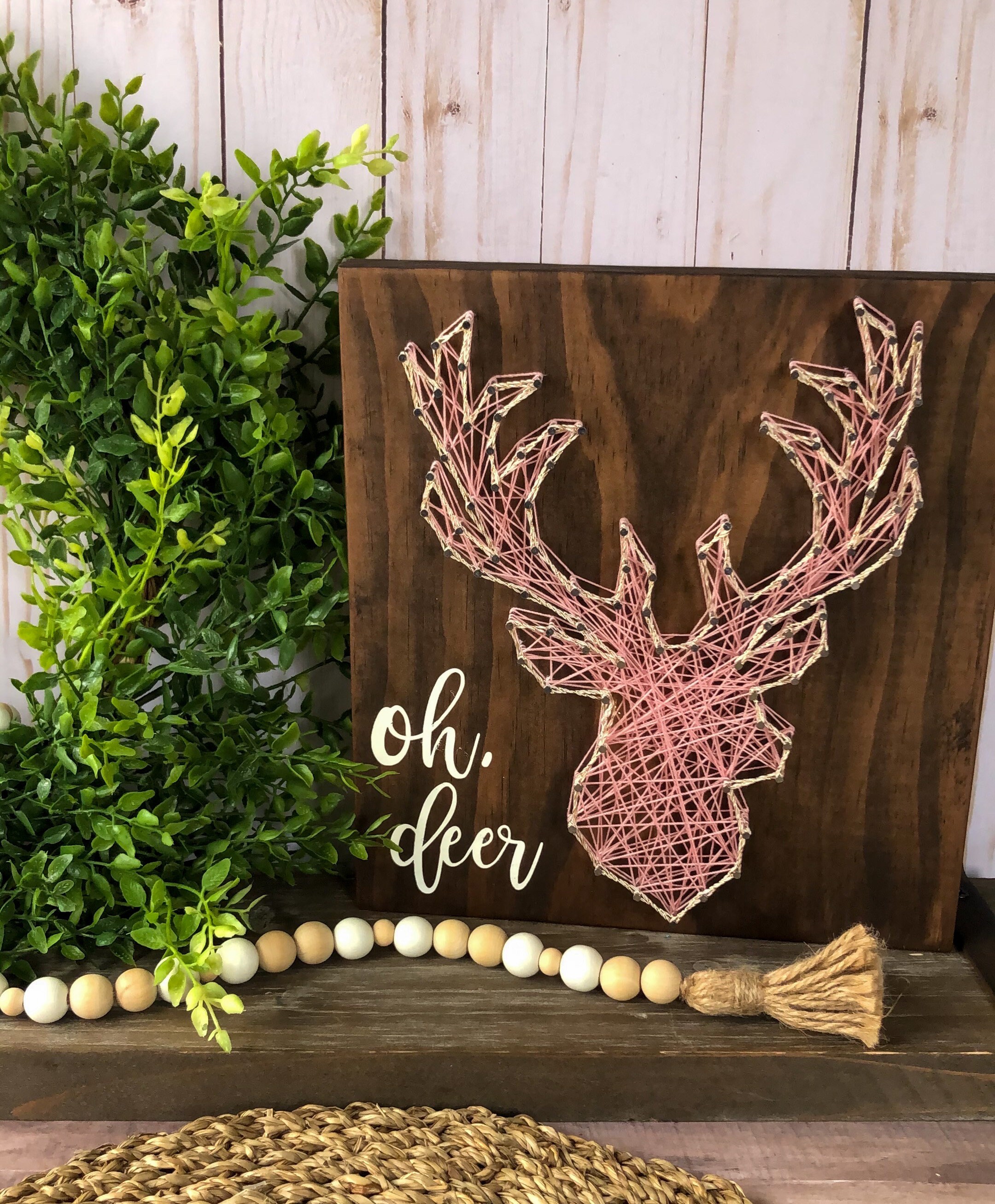 String Art Deer Pattern/template | Etsy