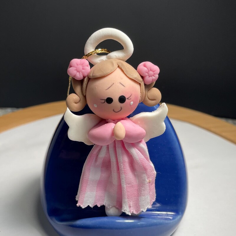 Clay Angel Ornament - Etsy