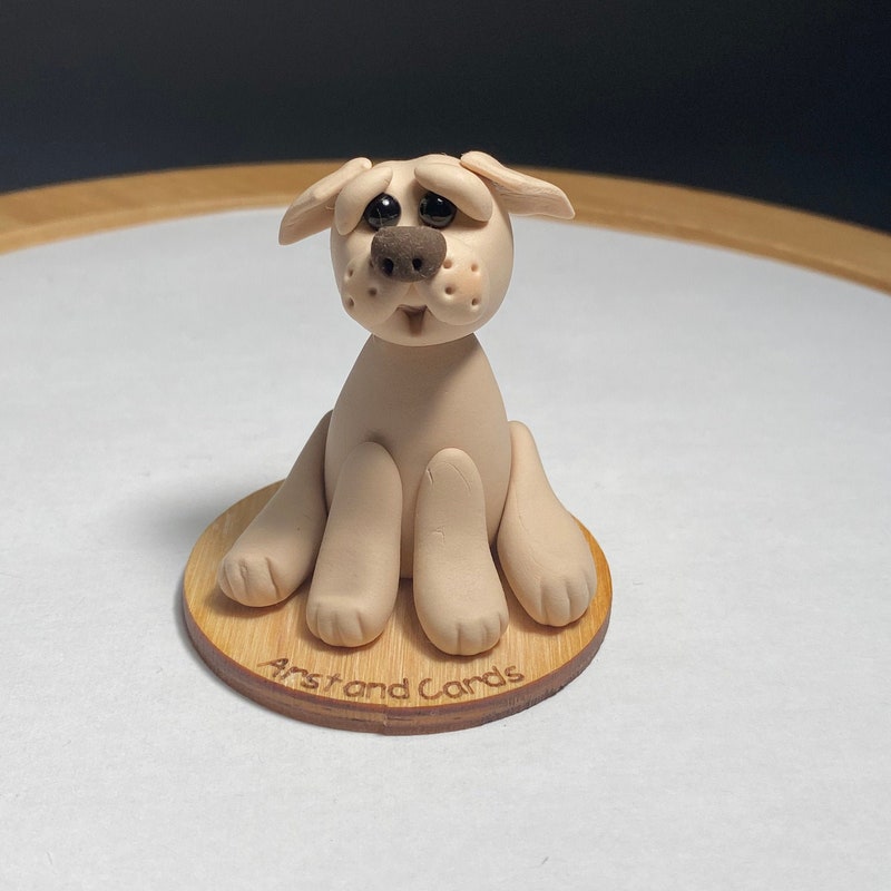 Polymer Clay Dog - Etsy