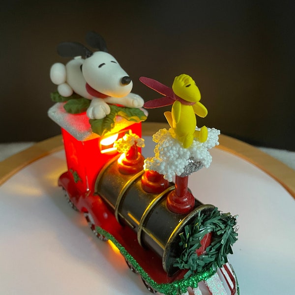 Snoopy Christmas Train - Etsy