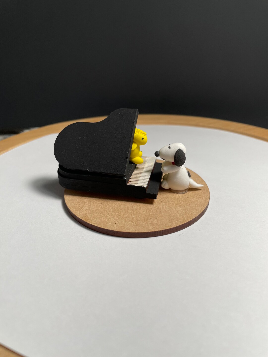 SNOOPY CLAY PIANO - Handmade Clay Snoopy Playing the Piano With ...