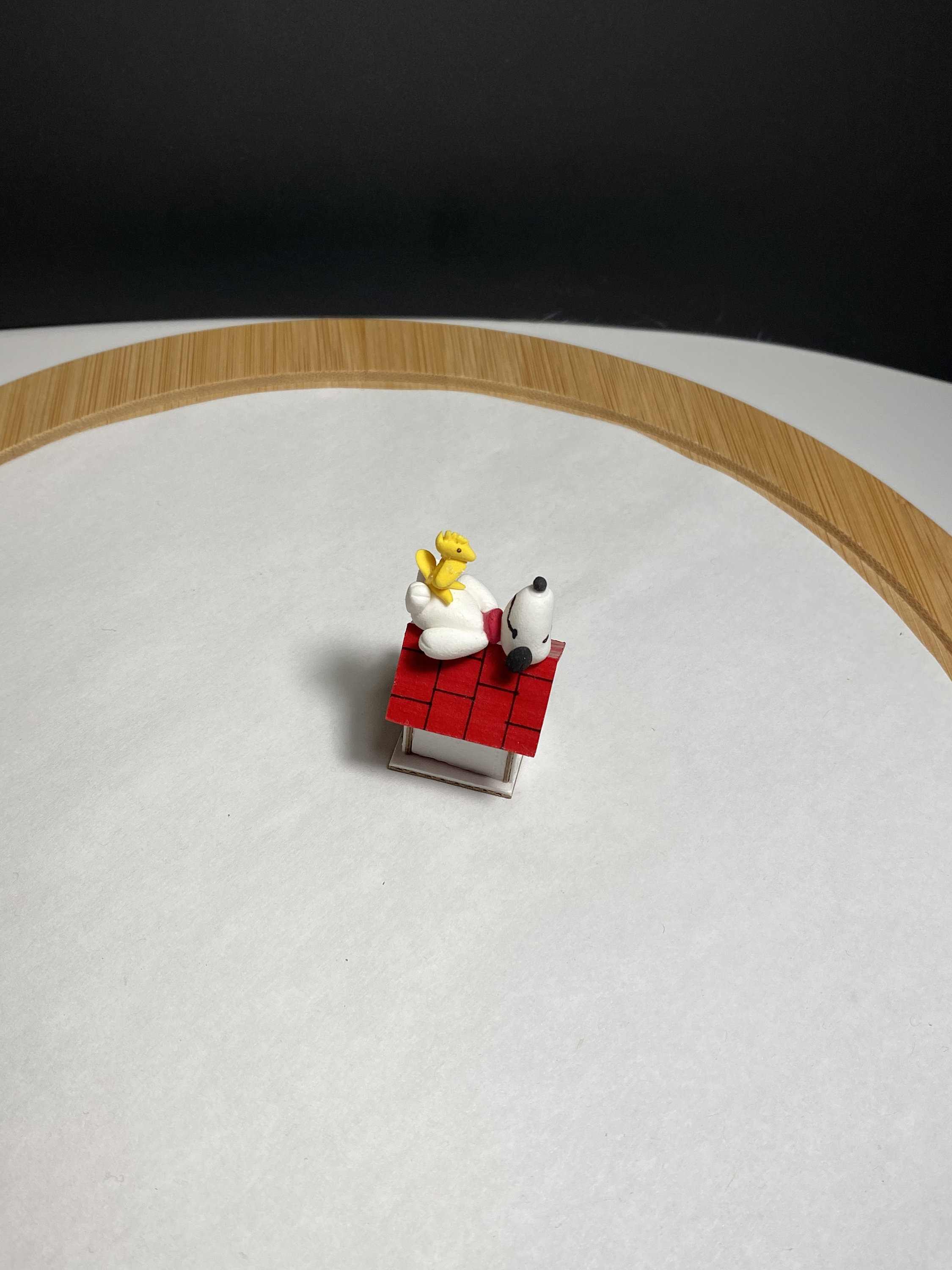 MINIATURE CLAY SNOOPY Handmade Miniature Clay Snoopy Cute - Etsy