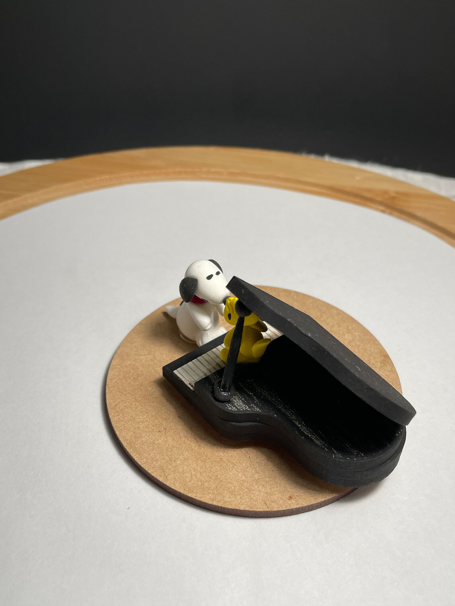 SNOOPY CLAY PIANO - Handmade Clay Snoopy Playing the Piano With ...