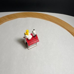 MINIATURE CLAY SNOOPY Handmade Miniature Clay Snoopy Cute | Etsy