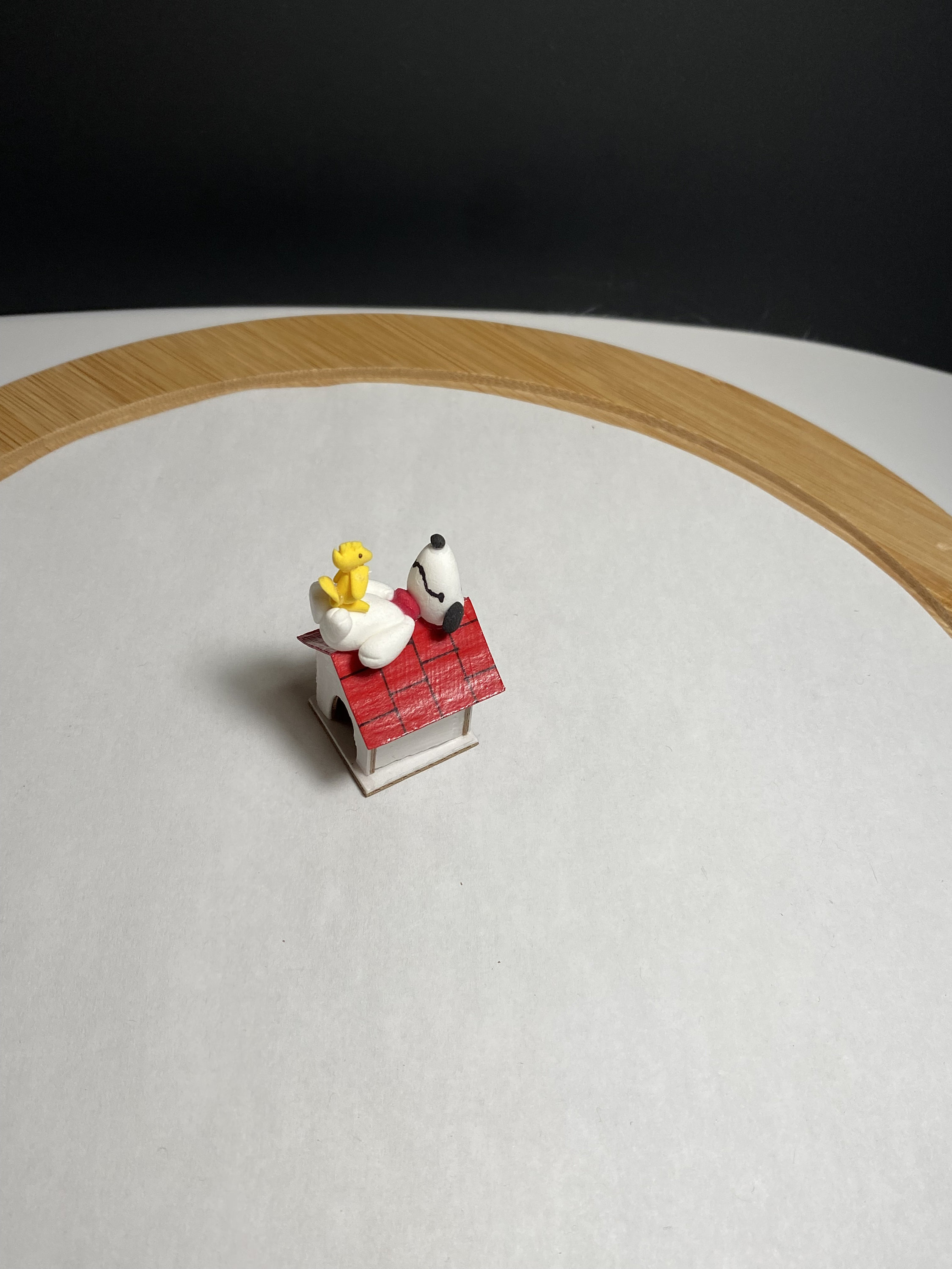 MINIATURE CLAY SNOOPY Handmade Miniature Clay Snoopy Cute - Etsy