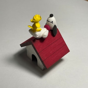 MINIATURE CLAY SNOOPY - Handmade Miniature Clay Snoopy - Cute Miniature ...