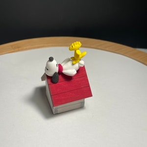 MINIATURE CLAY SNOOPY - Handmade Miniature Clay Snoopy - Cute Miniature ...