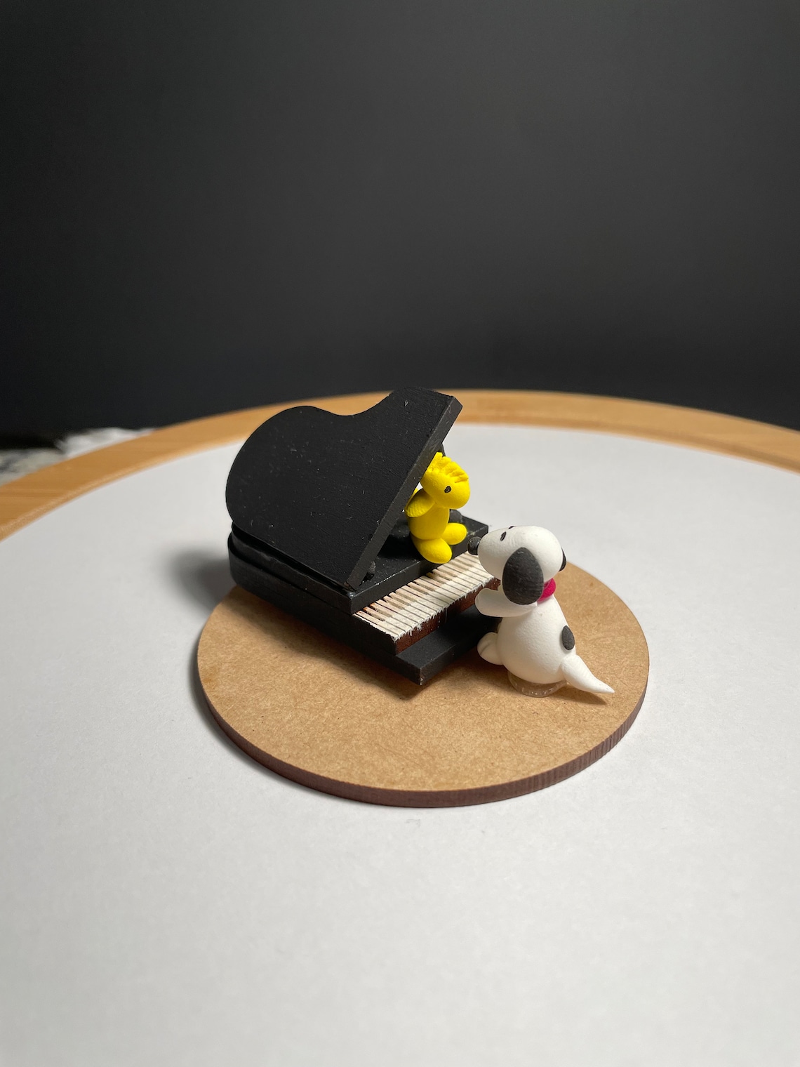 SNOOPY CLAY PIANO - Handmade Clay Snoopy Playing the Piano With ...