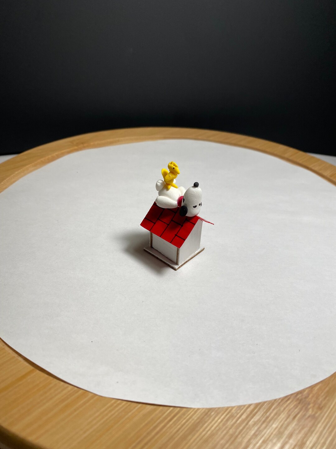 MINIATURE CLAY SNOOPY Handmade Miniature Clay Snoopy Cute Miniature ...