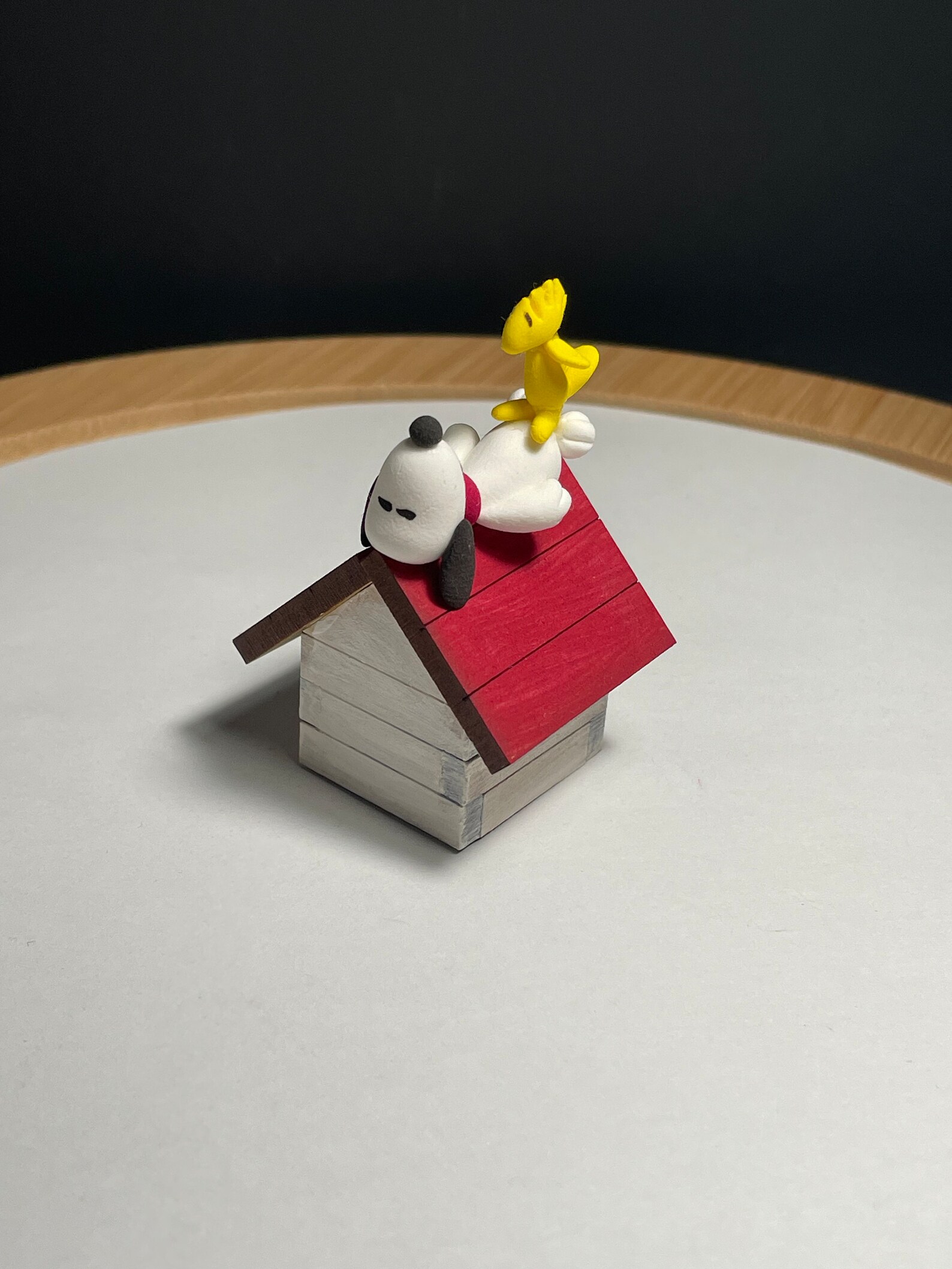 MINIATURE CLAY SNOOPY - Handmade Miniature Clay Snoopy - Cute Miniature ...