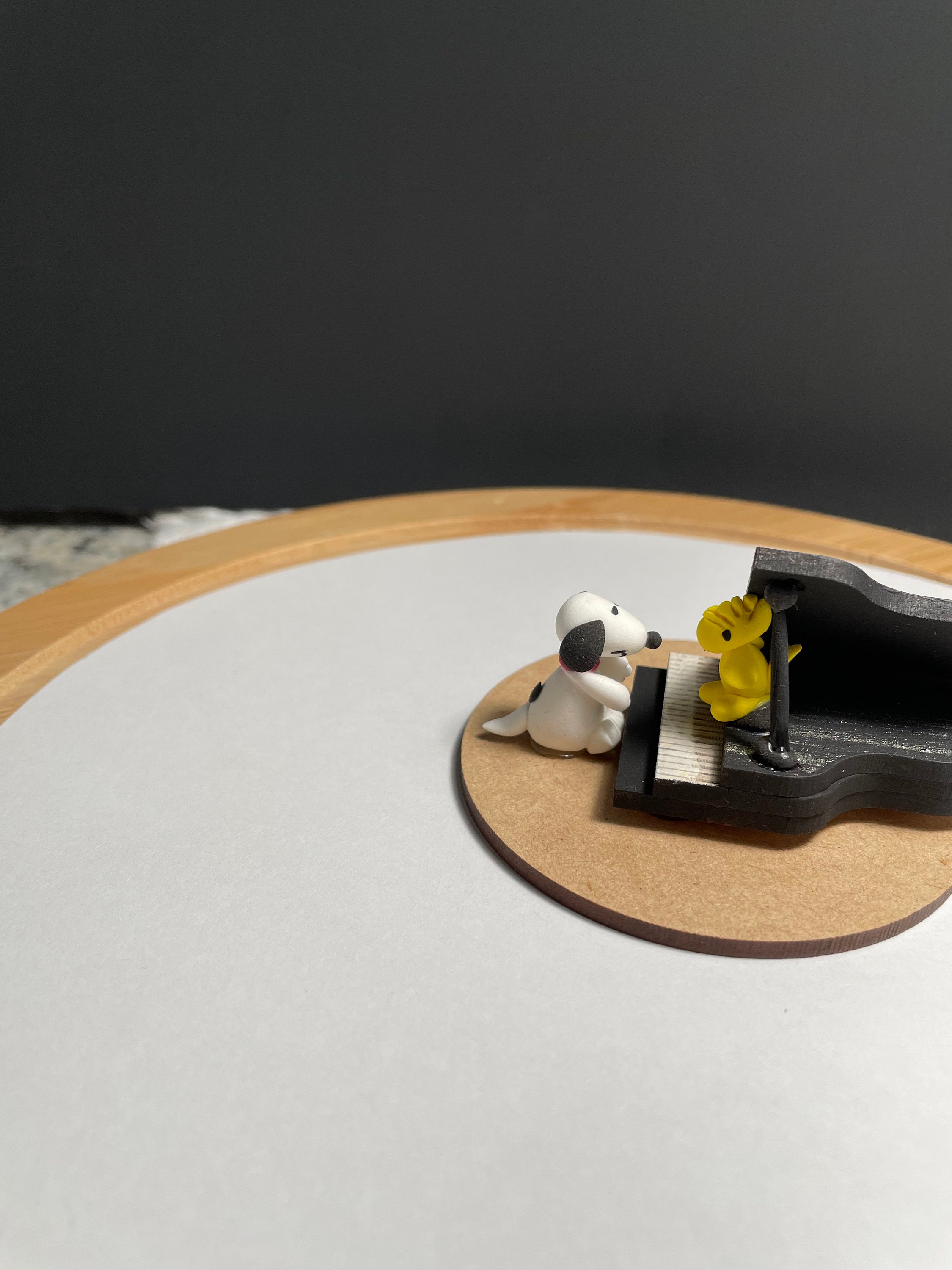 SNOOPY CLAY PIANO - Handmade Clay Snoopy Playing the Piano With ...
