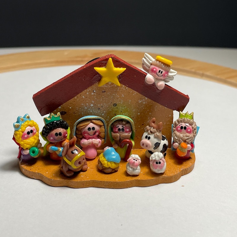 Miniature Nativity - Etsy