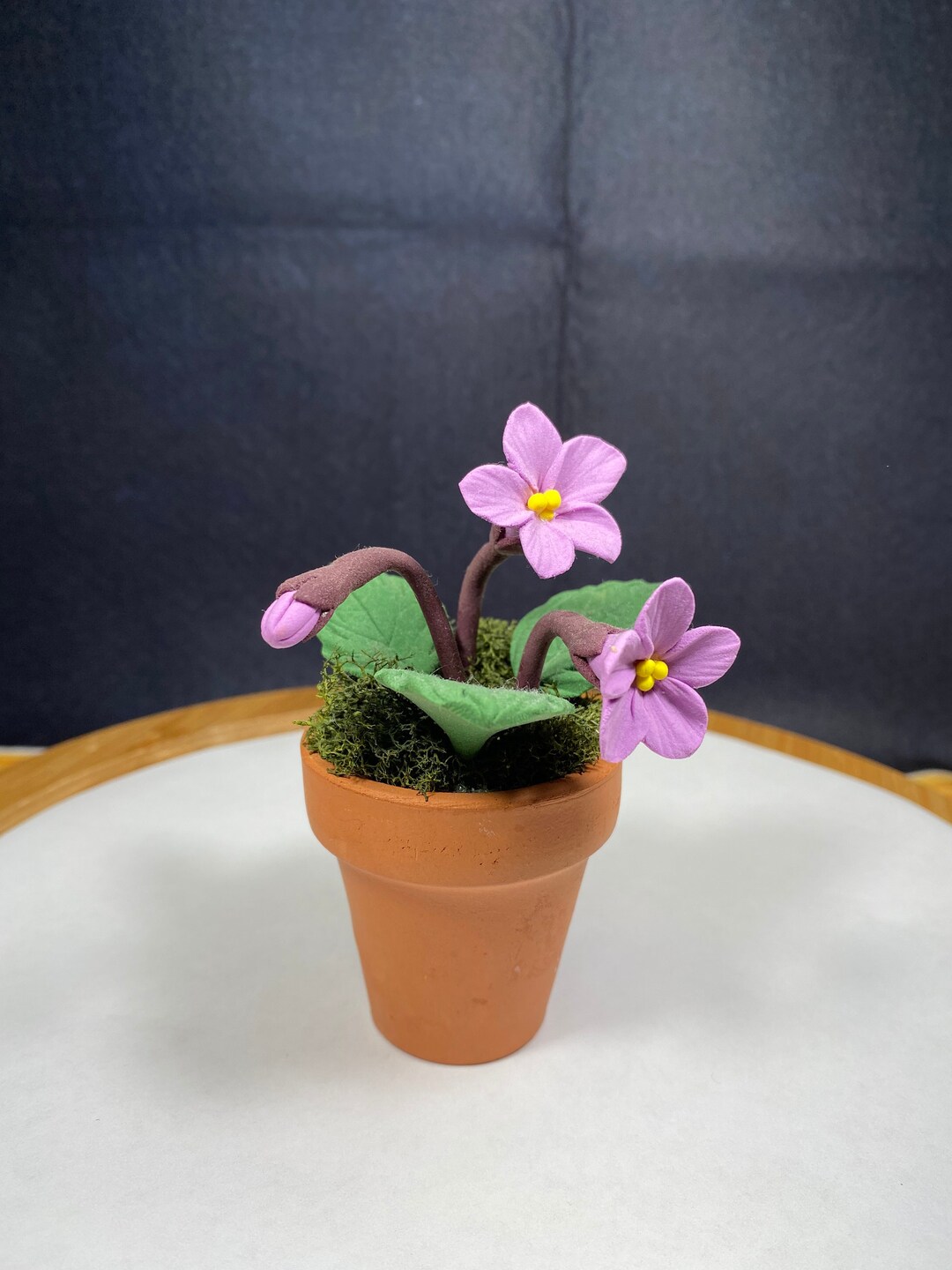 Clay Violet on a Clay Pot (light Purple) - Etsy
