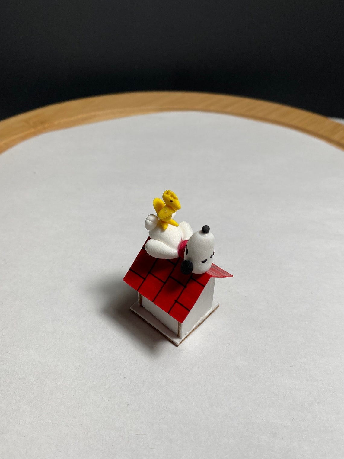 MINIATURE CLAY SNOOPY Handmade Miniature Clay Snoopy Cute | Etsy