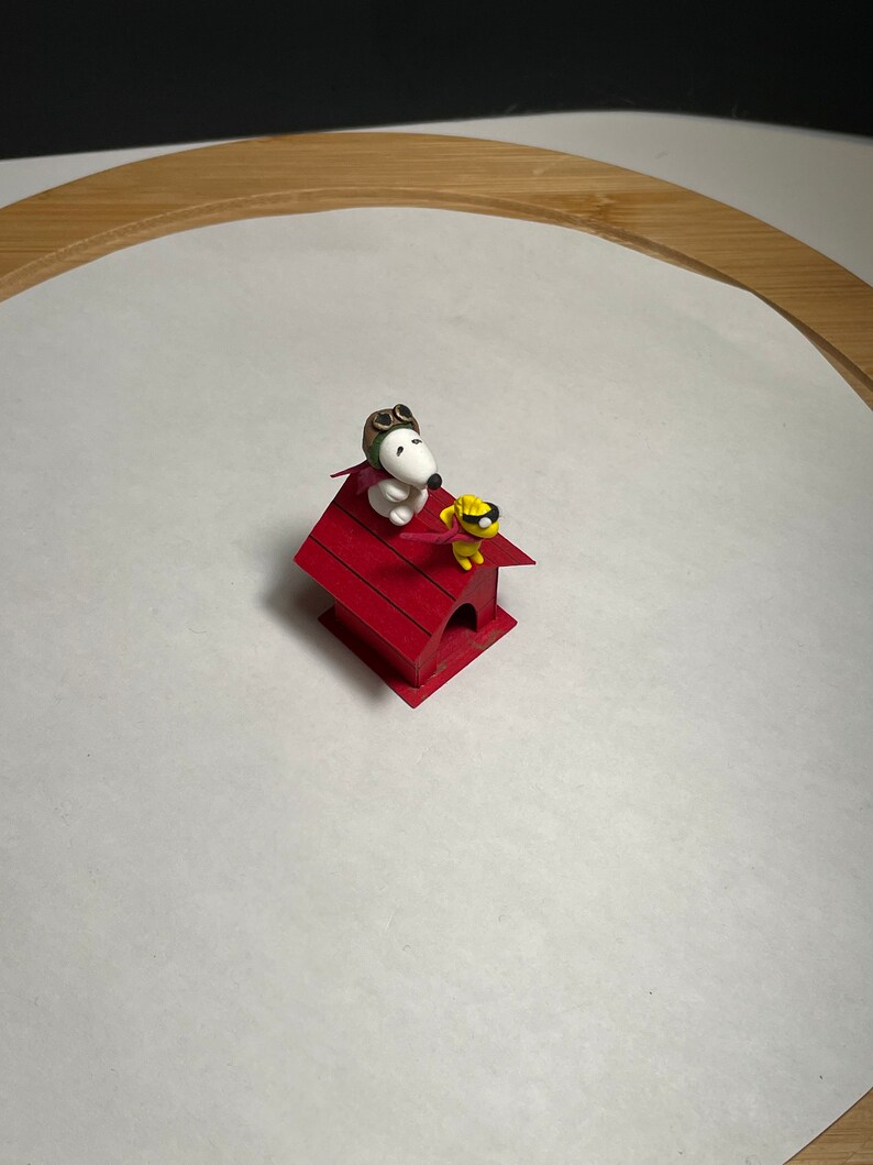 SNOOPY RED BARON Clay Red Baron Snoopy Miniature Snoopy | Etsy