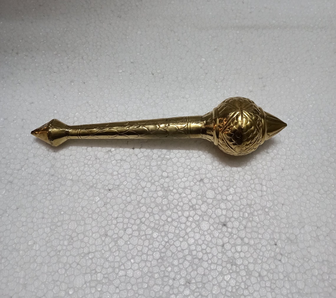Lord Hanuman Gada, 11 Inch Hanuman Ji Gada, Hanuman Mace, Bajrangbali ...
