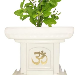 Fiberglass Tulsi Planter, Tulsi Planter for Pooja, Indoor Outdoor Tulsi ...