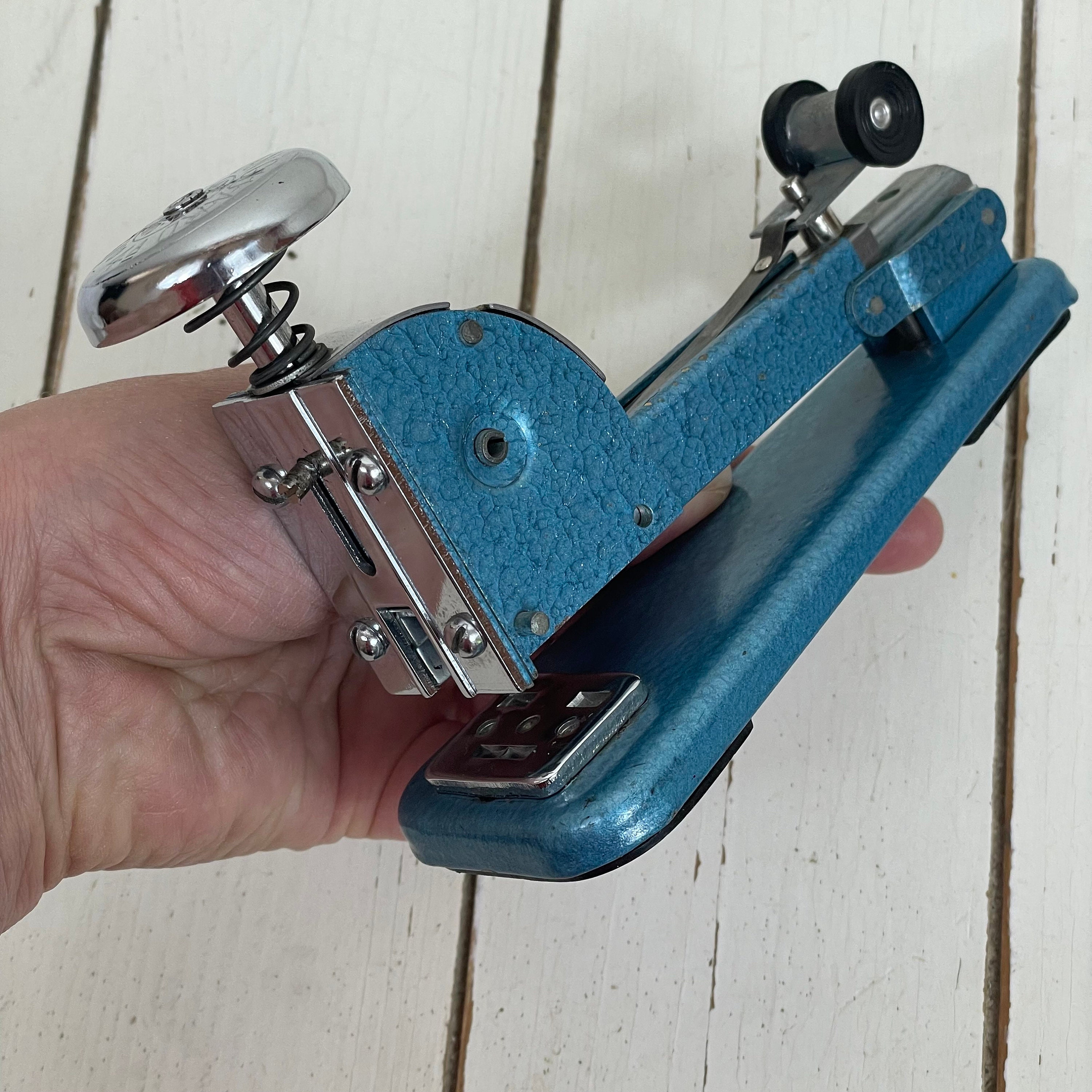 Vintage Blue & Chrome Vanguard Stapler. Type No 4A. Vintage - Etsy