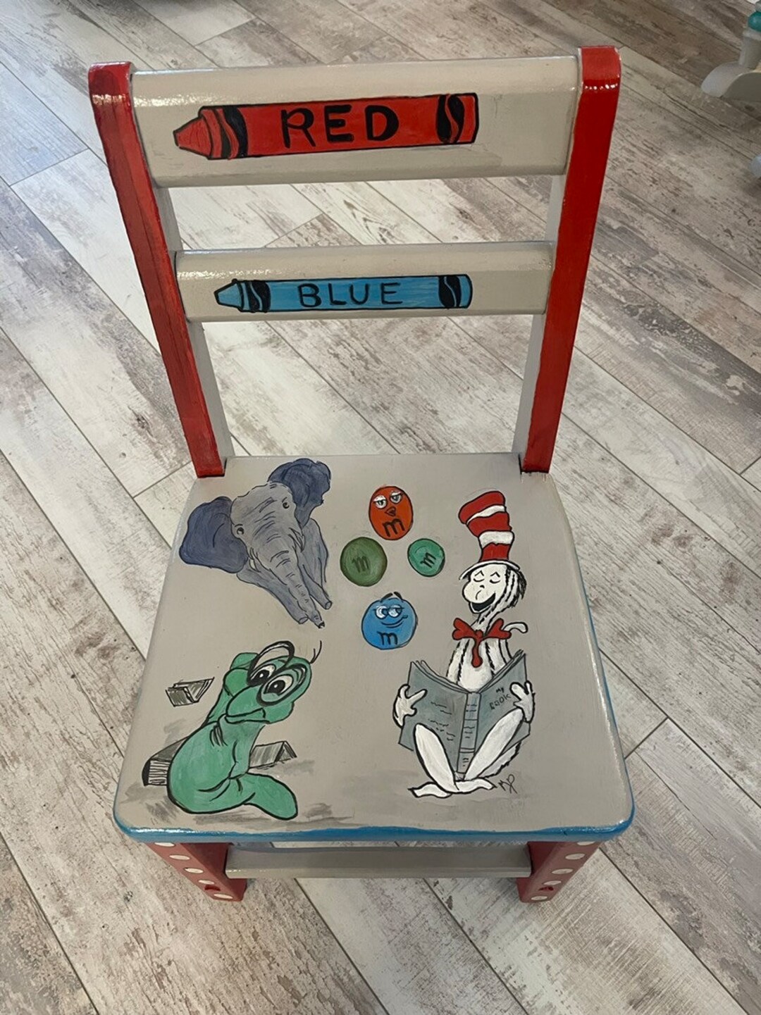 Custom Painted Childrens Chairs - Etsy