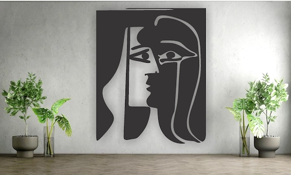 Abstract Picasso Laser Cut Files SVG DXF Home Wall Art Decor - Etsy