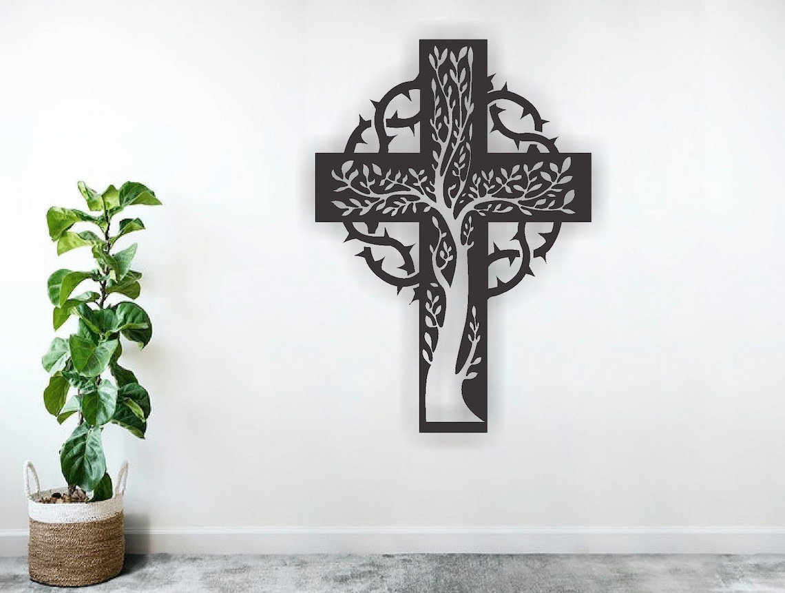 Christian Cross Laser Cut Files SVG DXF, Home Wall Art Decor, Cdr ...