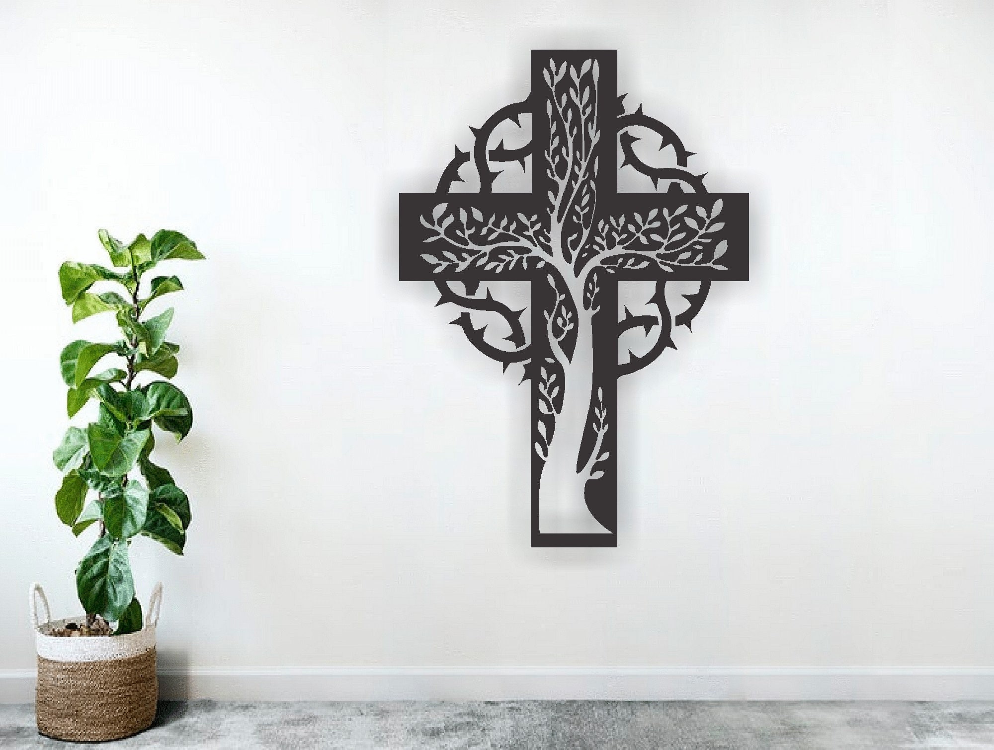 Christian Cross Laser Cut Files SVG DXF, Home Wall Art Decor, Cdr ...