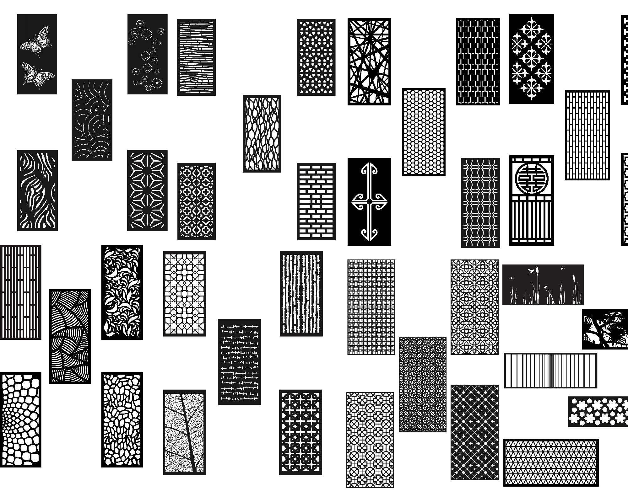 Collection of Decorative Panel Ready to Cut, Cnc Laser, Router, Plasma ...