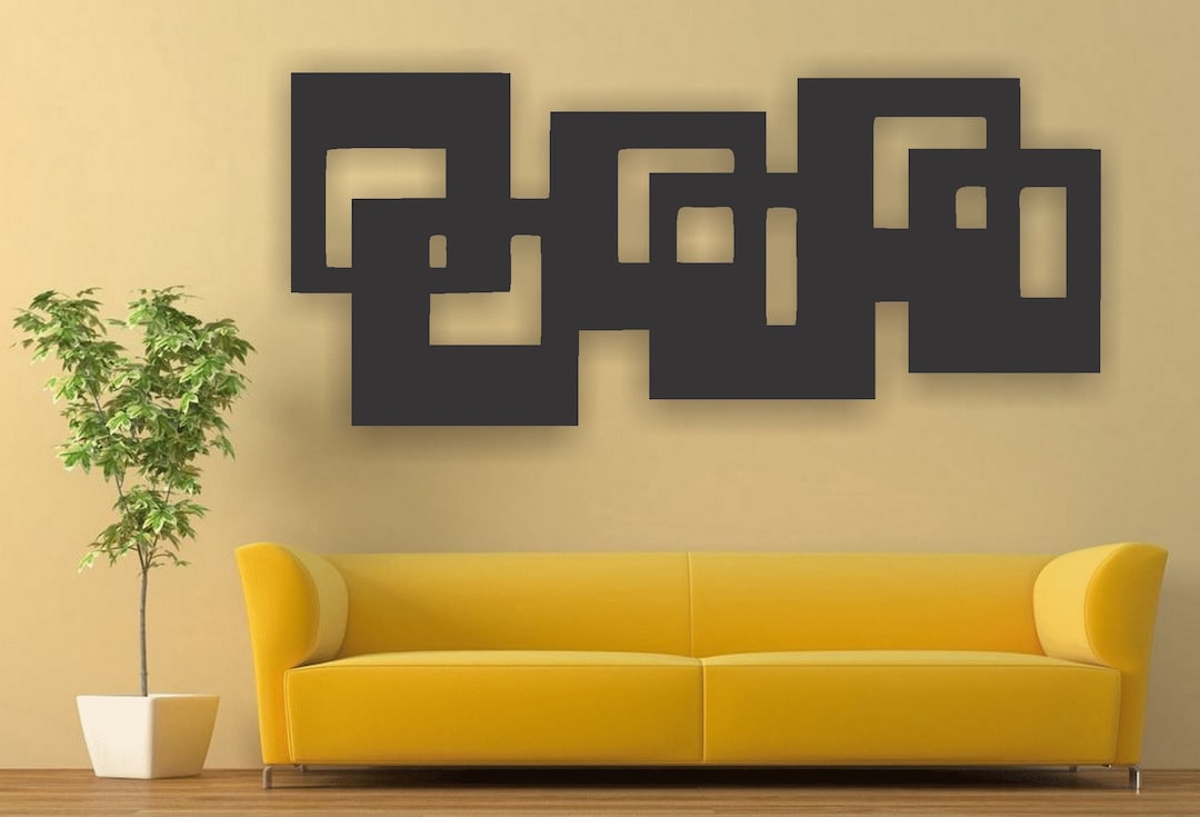 Abstracts Frames Squares Laser Cut Files SVG DXF Home Wall - Etsy