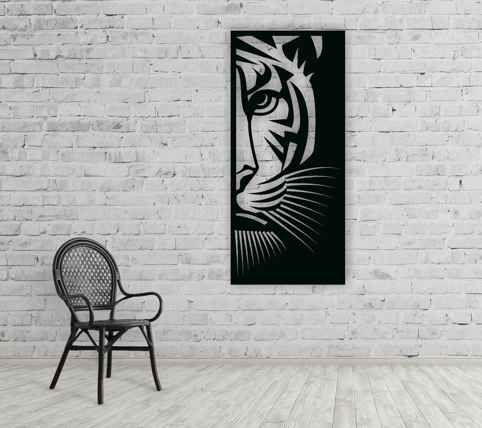 Tiger Wall Decor Laser Cut Files SVG DXF Home Wall Art Decor - Etsy