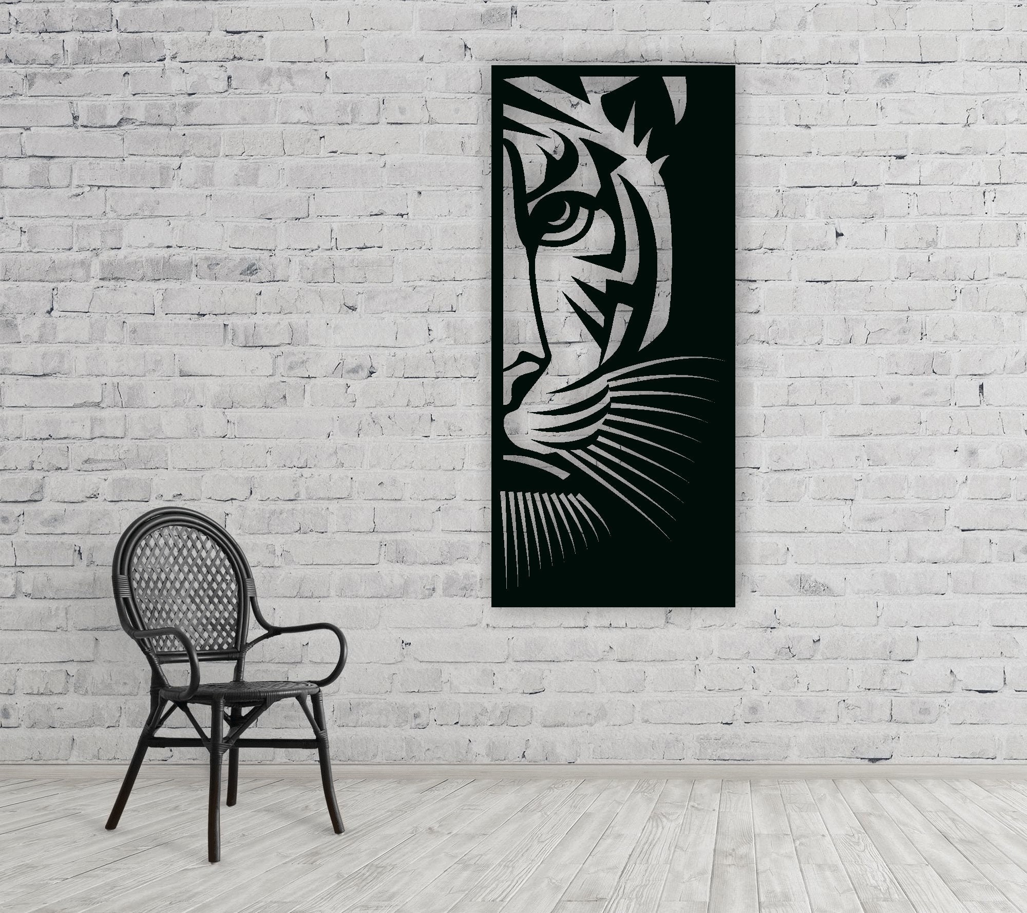 Tiger Wall Decor Laser Cut Files SVG DXF Home Wall Art Decor | Etsy